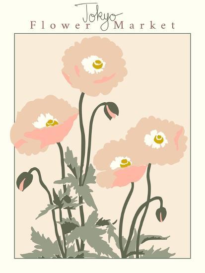 Flower Market Tokyo Poppy - Art.com