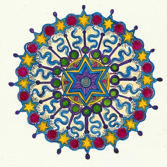 Radiant Star Mandala - Art.com